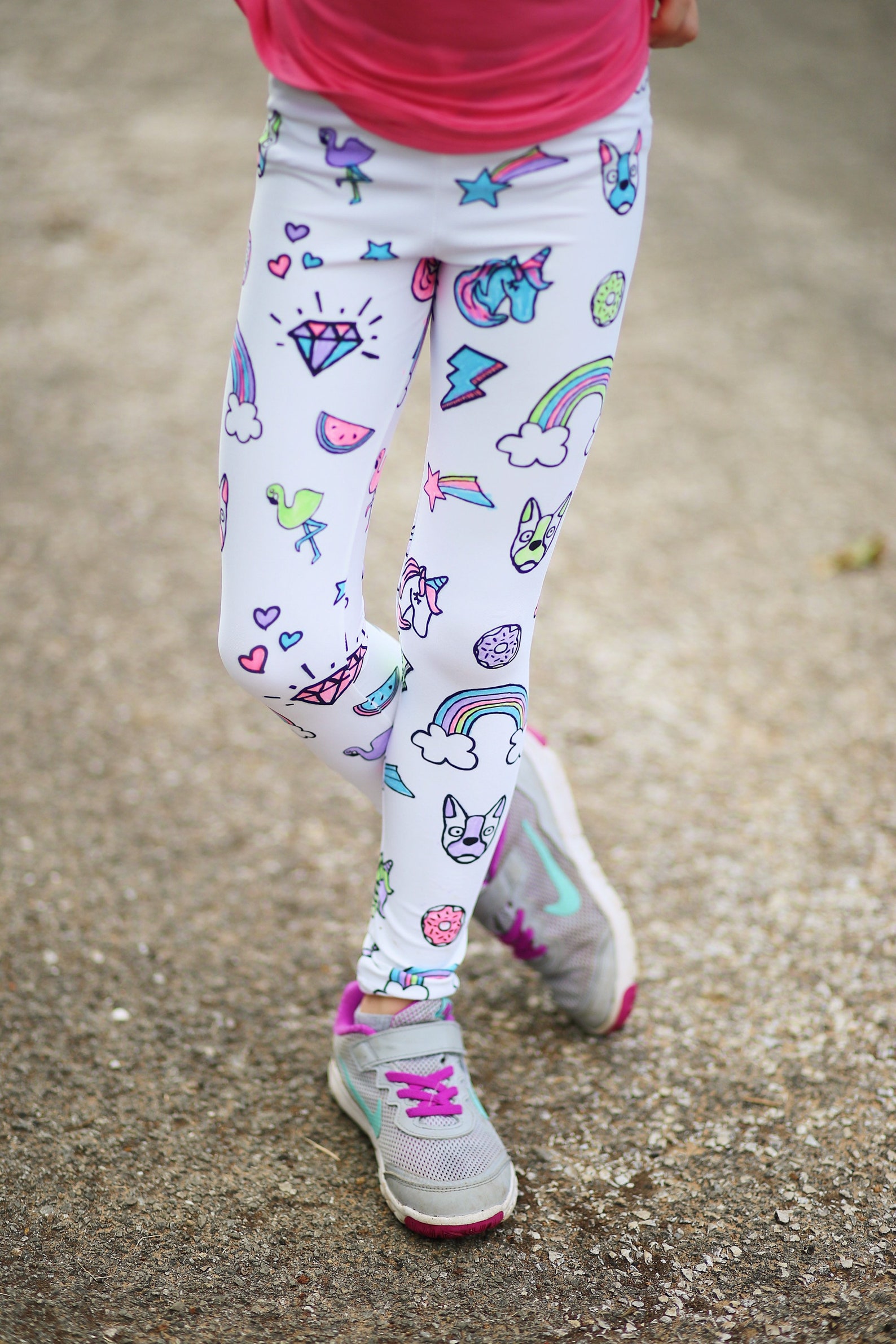 Girls DIY Color Me Athletic Leggings. - Etsy
