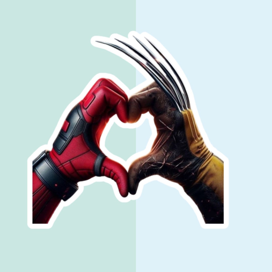 Deadpool Sticker, Deadpool Decal, Marvel Sticker, Deadpool Logo, Comic ...
