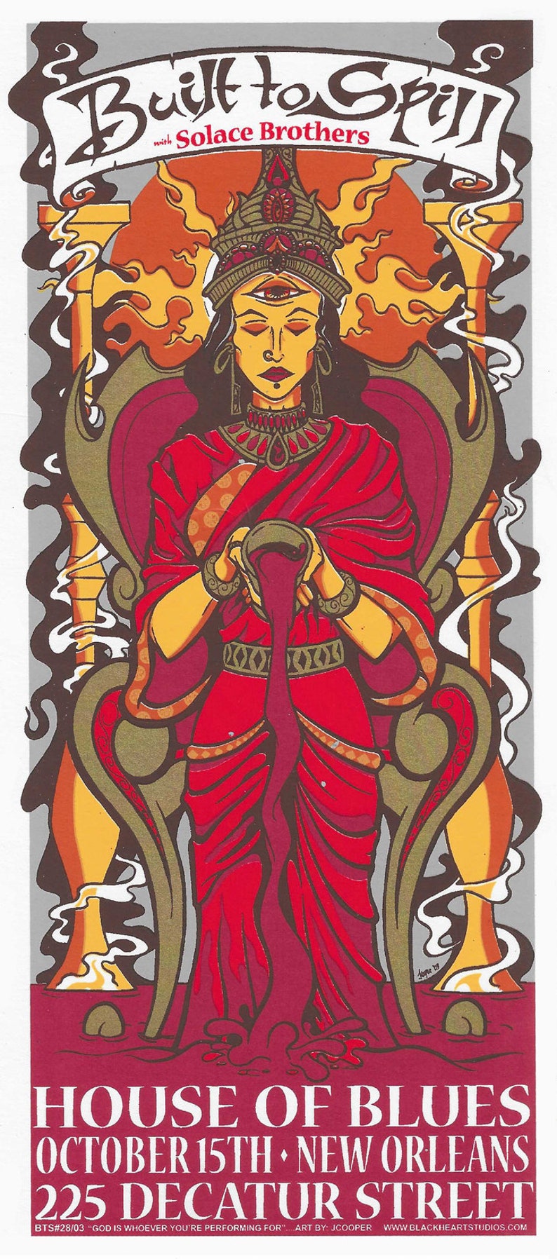 Built to Spill Screen Printed Handbill From SOLD OUT Poster 2003 Tour ...