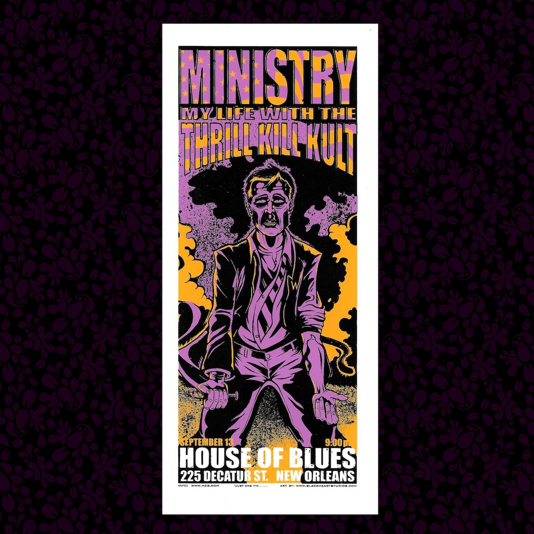 Ministry / My Life With the Thrill Kill Kult Handbill - Etsy