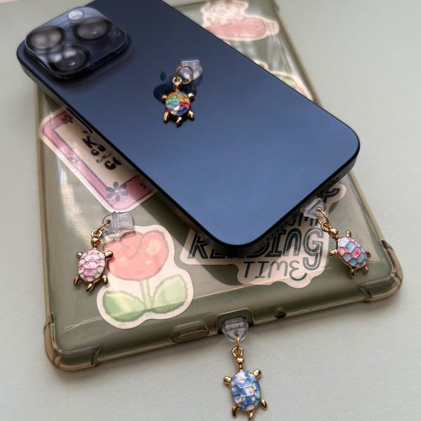 Phone Charms Sea Turtles - Etsy