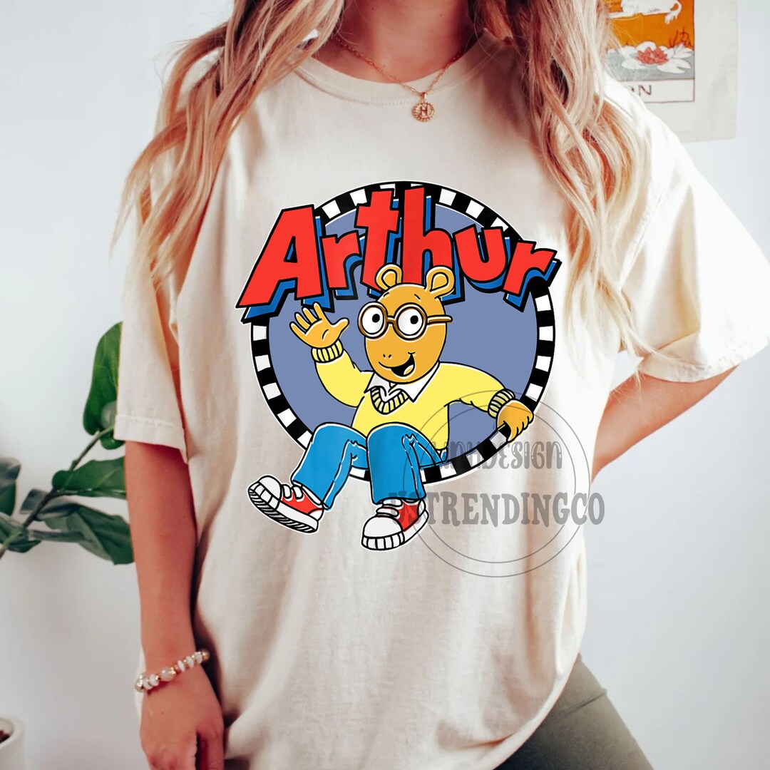 Arthur Non Distressed Arthur Waving Logo Stroke Png, Read Children's ...