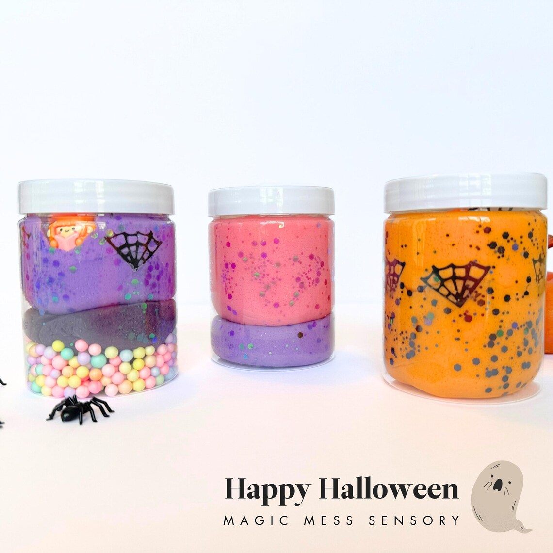 Halloween Play Dough Kit, Halloween Sensory Kit, Halloween Party Favors ...