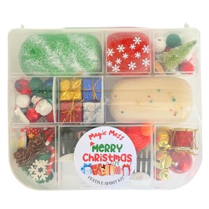 Christmas Play Dough Kit for Kids Winter Sensory Playdoh Set Christmas ...