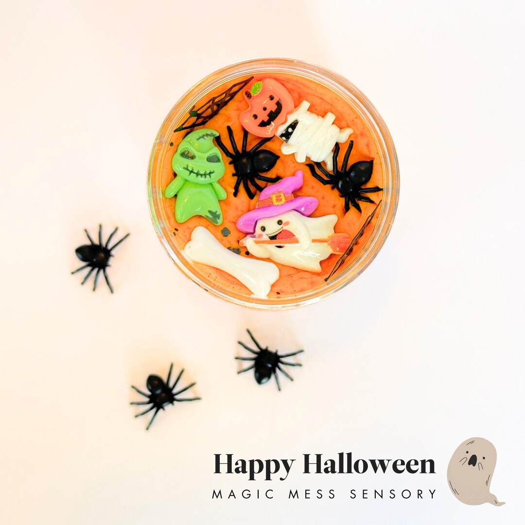 Halloween Play Dough Kit, Halloween Sensory Kit, Halloween Party Favors ...