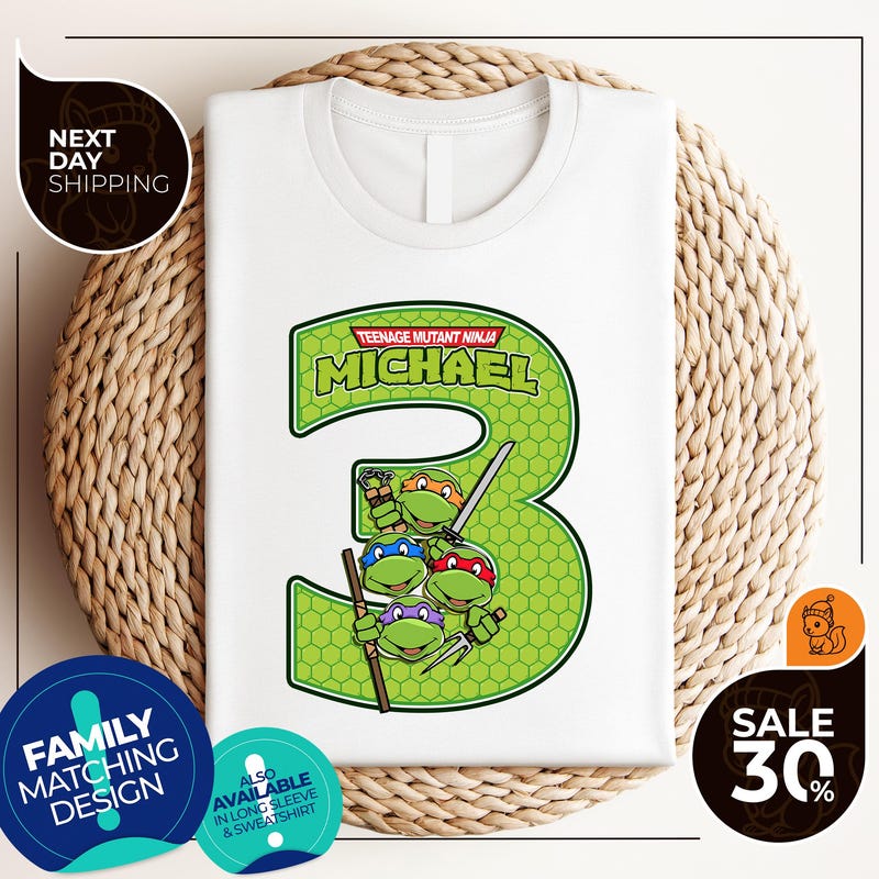 Ninja Turtle Custom Print - Etsy