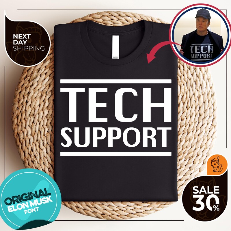 Elon Musk Tech Support Shirt - Etsy