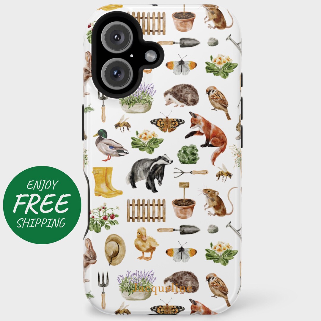 Personalized Cottagecore Wildlife Phone Case for Iphone, Pixel, and ...