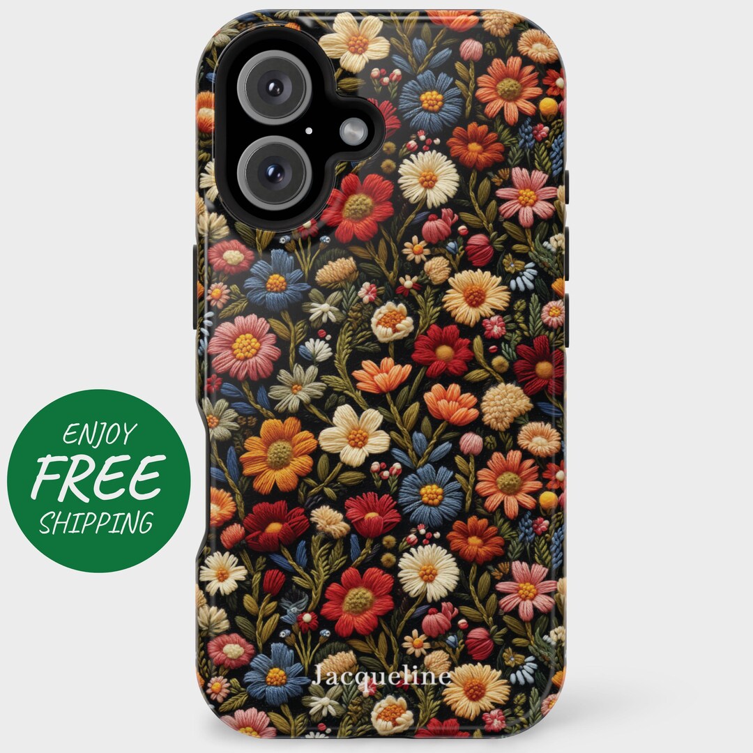 Cottagecore Wildflower Meadow Phone Case for Iphone, Pixel, and Galaxy ...