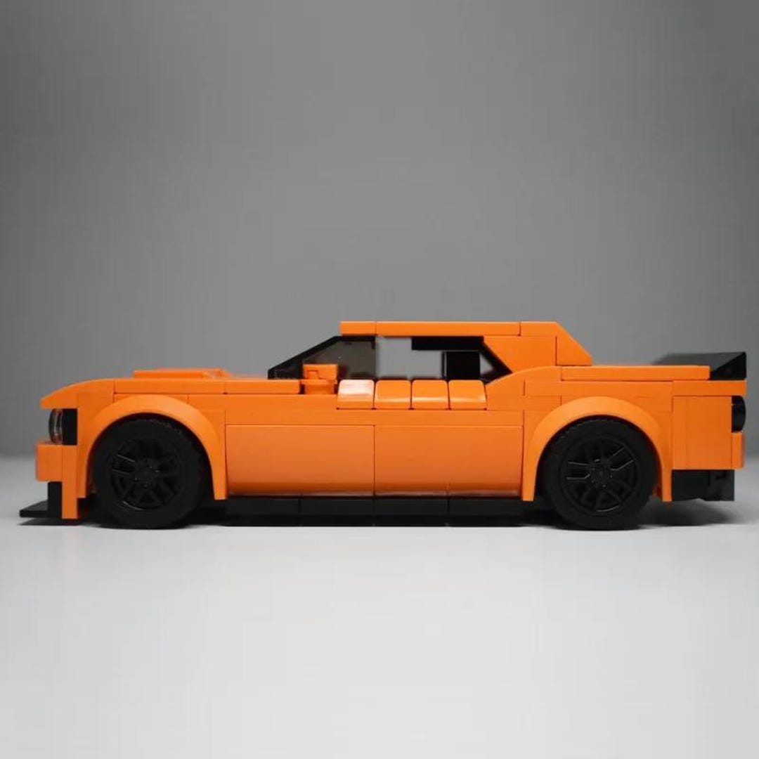 Dodge Challenger SRT Hellcat Creative Vehicle Racing Car Building ...