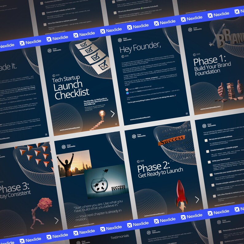 Editable Business Launch Checklist | Startup Planning Guide for ...