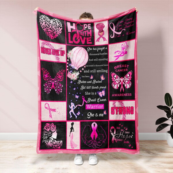 Breast Cancer Quilt - Etsy