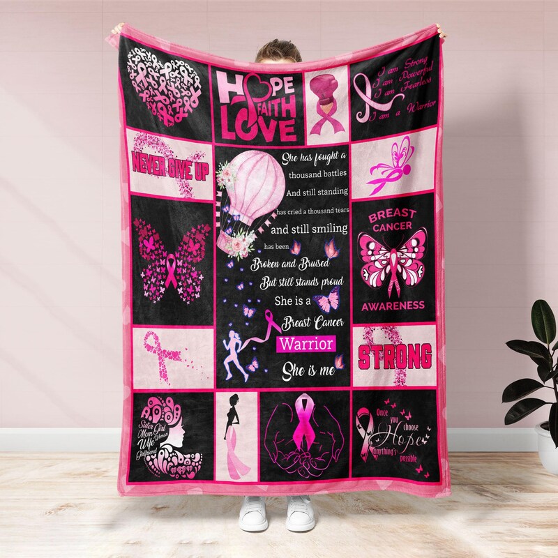Breast Cancer Quilt - Etsy