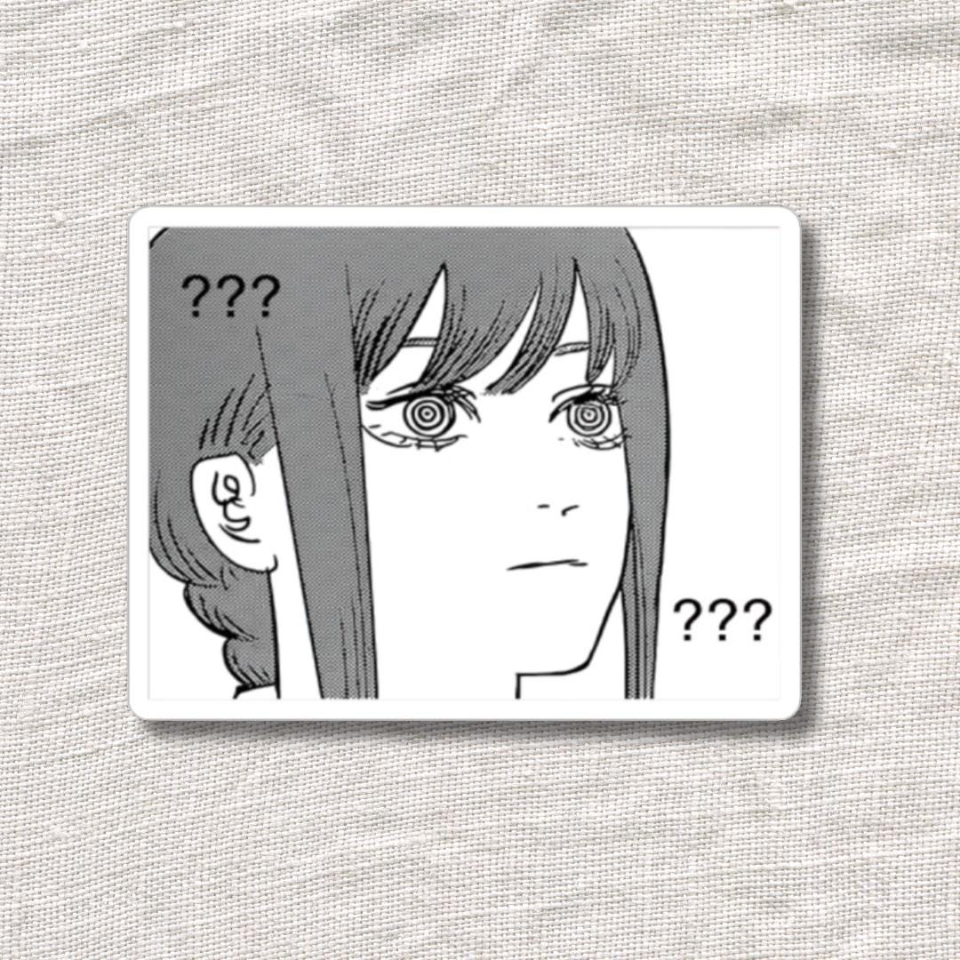 Chainsaw Man Power and Denji Sticker Decal Anime Durable Decals Cute ...