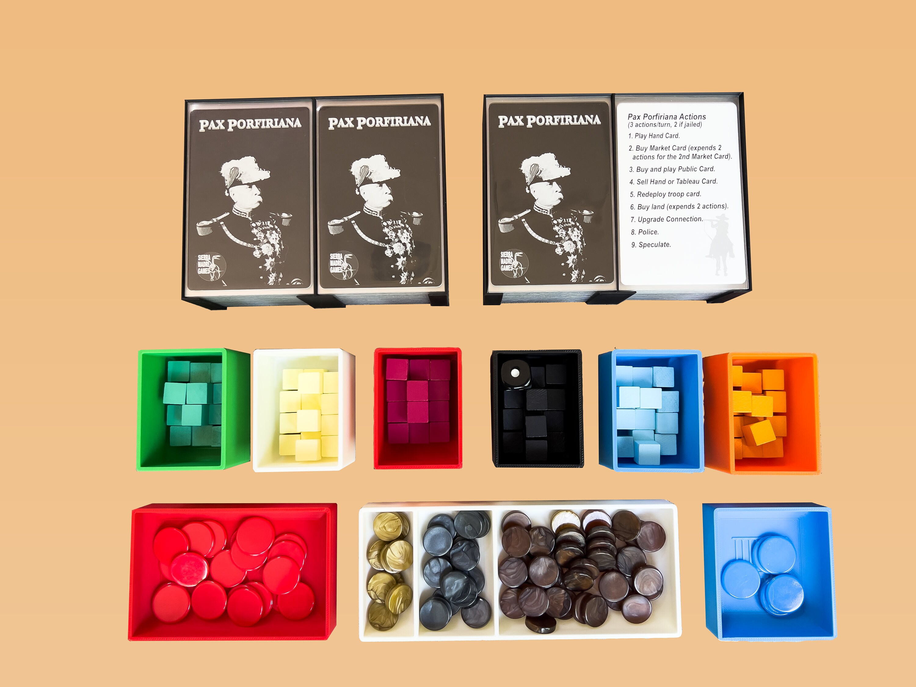 Pax Porfiriana Collector's Edition Board Game Organizer Box Insert With ...