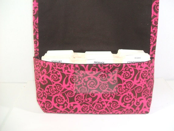 Items similar to Coupon Organizer Wallet Seashell Swirl PInk and ...