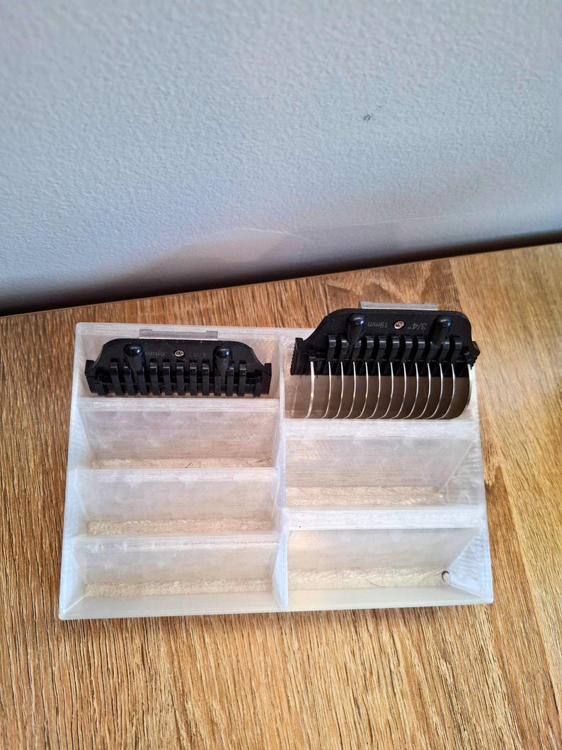 Universal Grooming Clipper Comb Guides Holder – 3D Printed Organizer ...