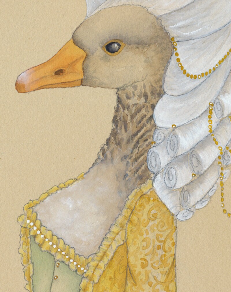 French Animal Alphabet Letter O Oie Et Les Oignons Goose and Onions ...