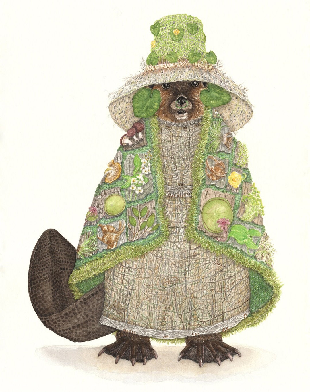 Tlingit Beaver Blank Cards Beaver Thank You Cards Woodland Animal Cards ...