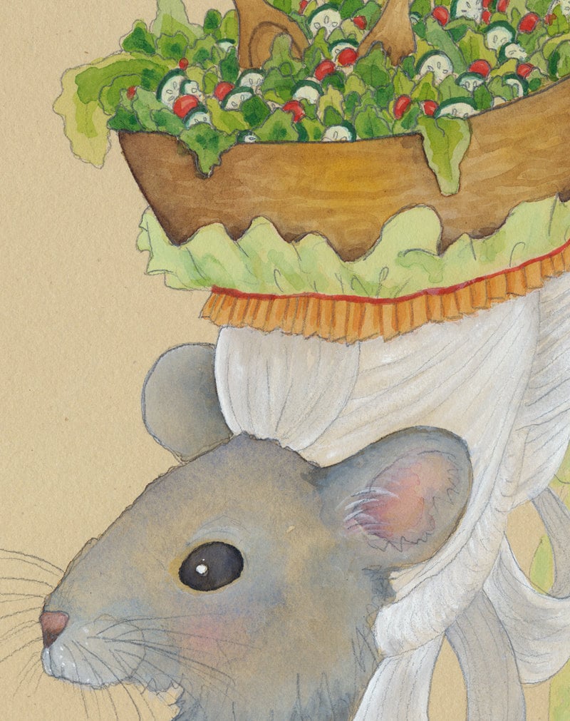 Rustic Mouse Cards Cute Animal Cards Cute Woodland Animal - Etsy