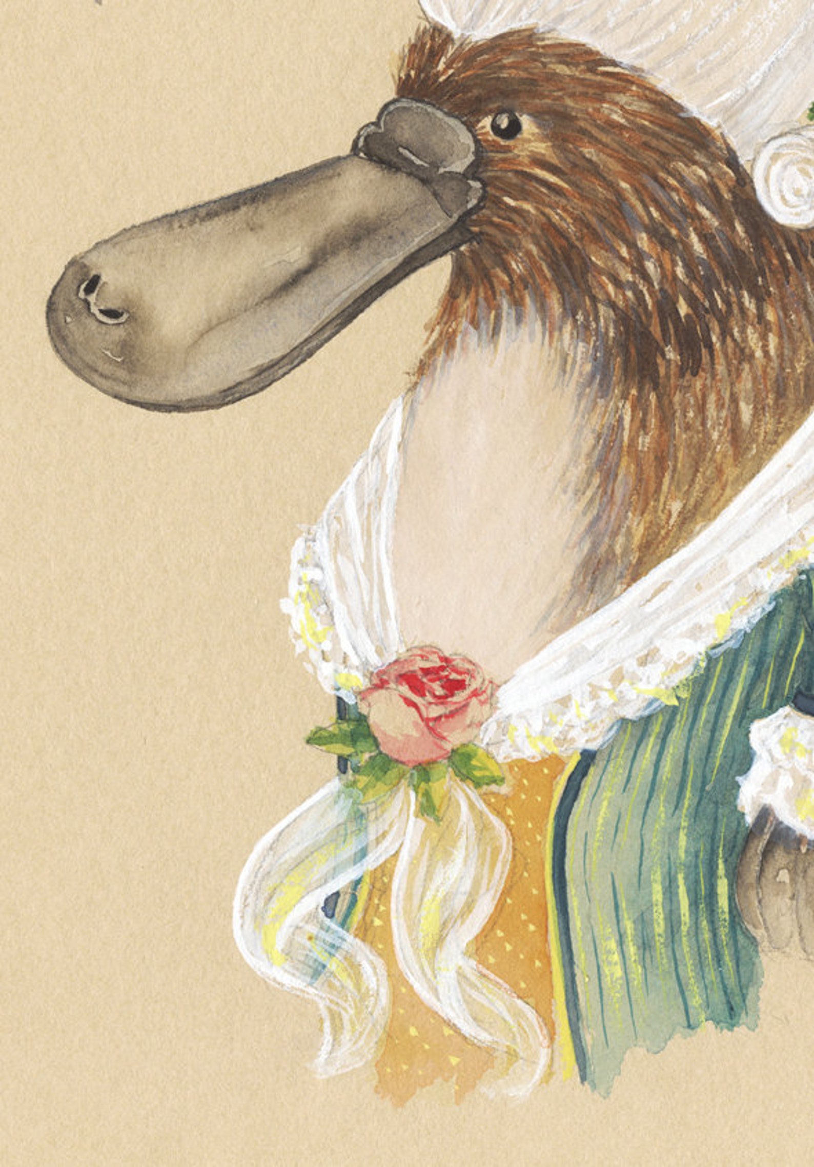 Australia Platypus Painting Print Unique Platypus Gift Australian ...