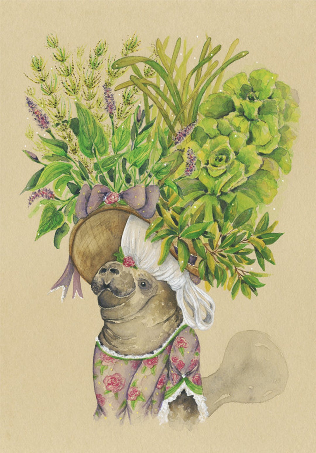 Manatee Cards Set Ocean Creatures Cards Ocean Wildlife Cards Ocean ...