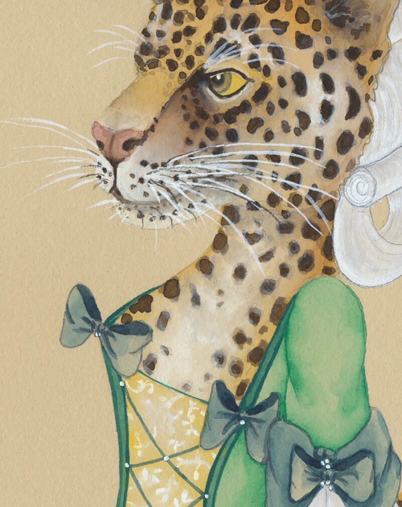 French Animal Alphabet Letter J Jaguar and Orange Juice Jungle - Etsy