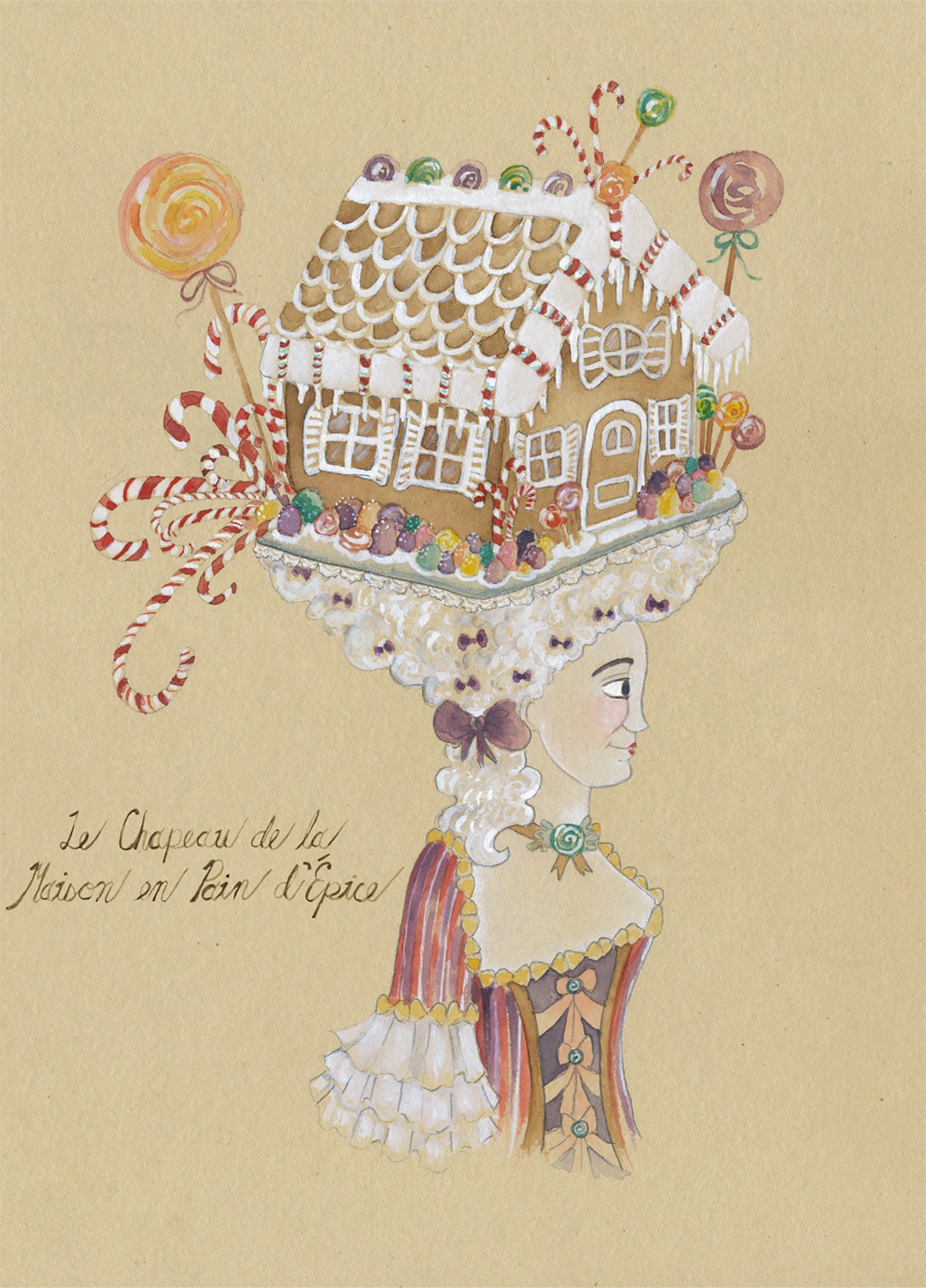 Gingerbread House Christmas Cards French Christmas Cards - Etsy