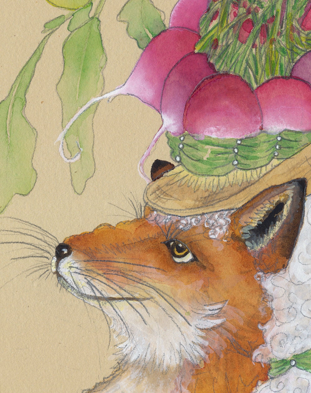Unique Fox Cards, Vegetable Cards, Fox Invitations, Fox Thank You Cards ...