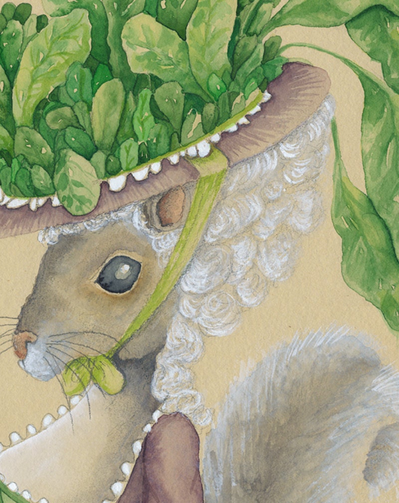 Squirrel Gift Blank Animal Cards Squirrel Cards Letter E Cards Unique ...