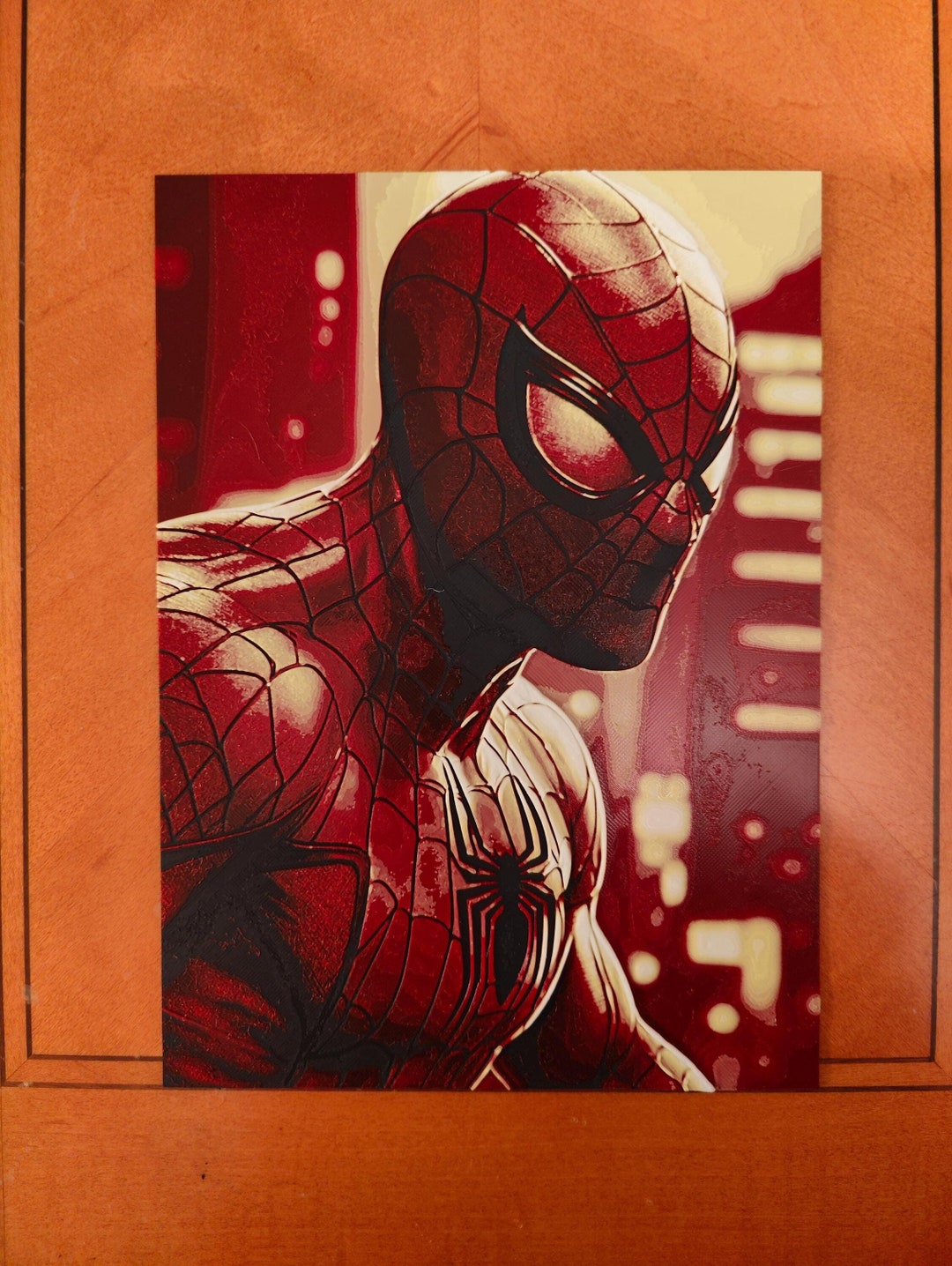Spiderman Fan Art 3D Filament Painting / Picture Art - Etsy