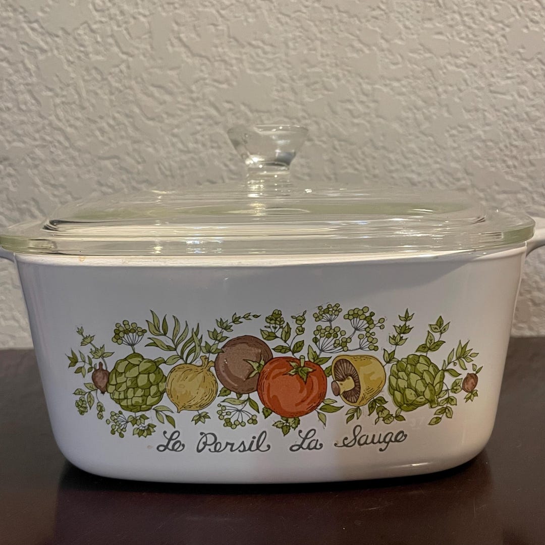 Corning Ware Spice of Life Le Persil La Sauge A-1 1/2-B Casserole Dish ...