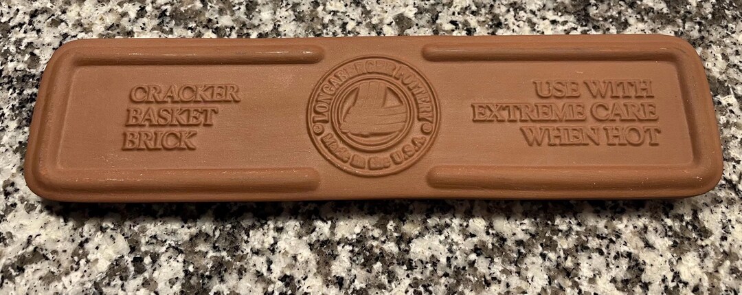 Longaberger Pottery Cracker Basket Brick, Dresden, OH, Adorable Cracker ...