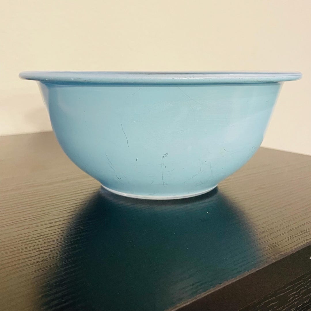 Pyrex Primary Colors Light Blue 1 Qt Nesting Mixing Bowl 322, 7 ...