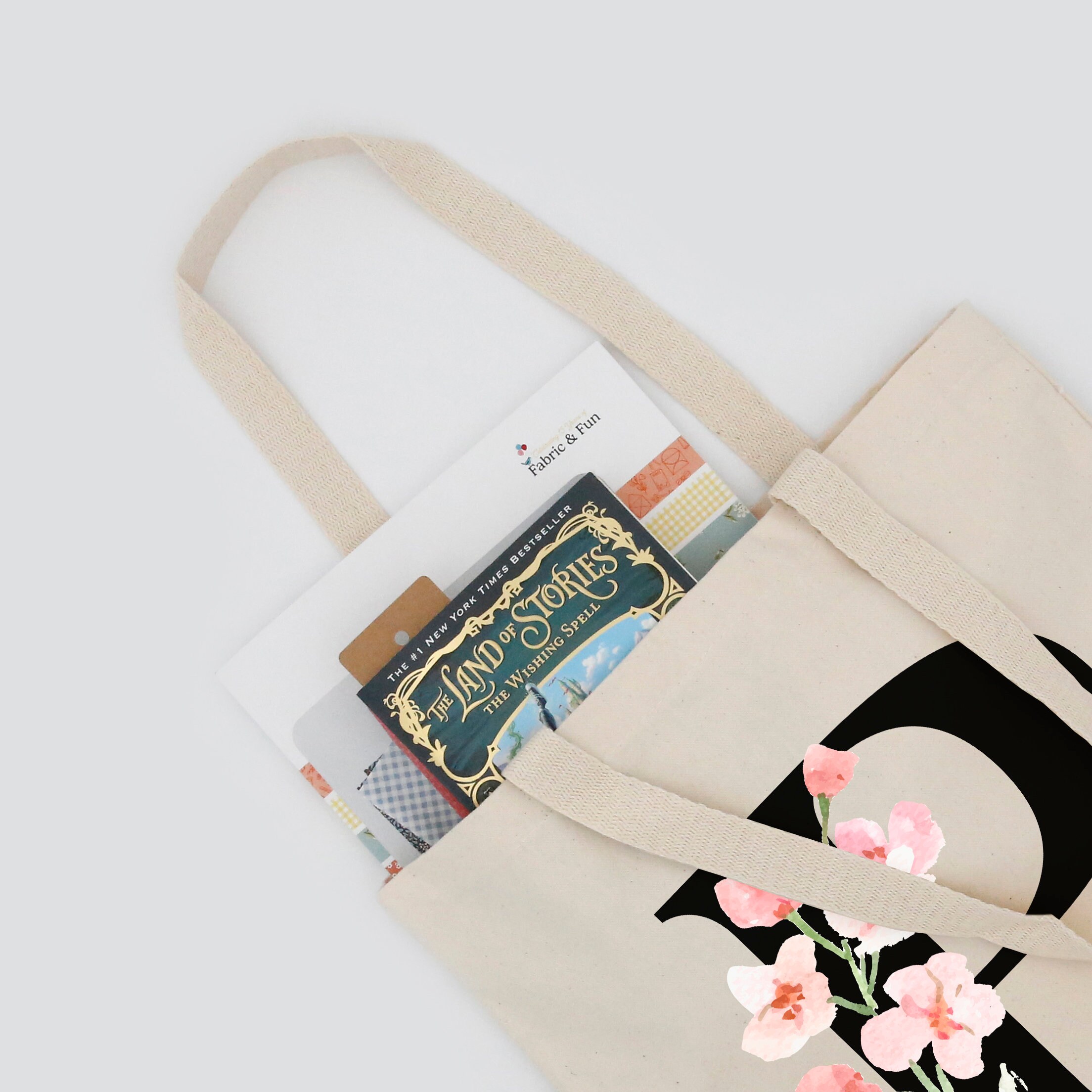 Custom Flora Name Totes, Birthday Gift, Personalized Tote, Customized ...