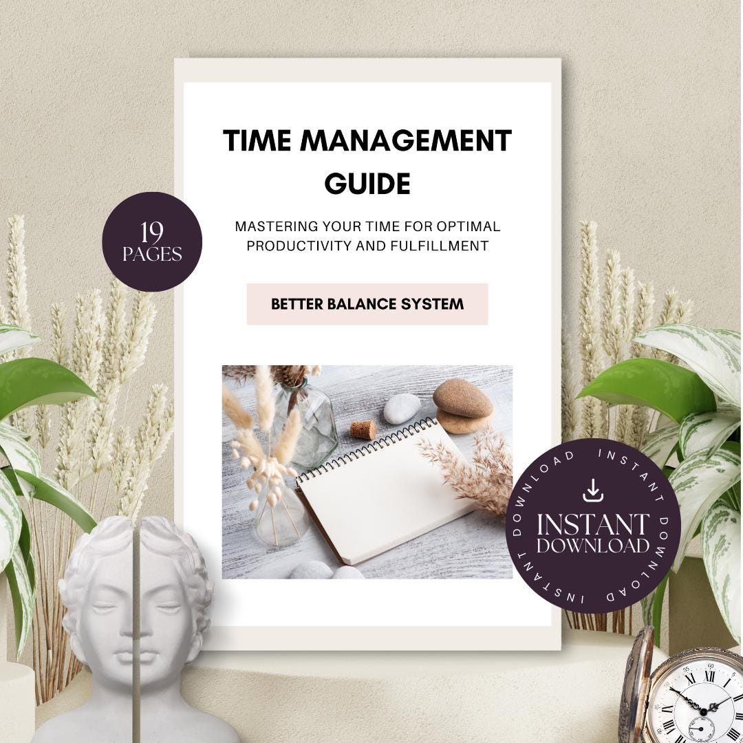 Time Management Guide, Prioritization, Task Batching, Boundaries ...