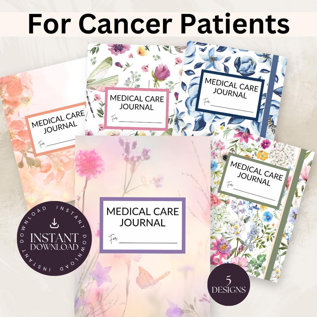 Cancer Patient Medical Care Journal, Healthcare Planner, Digital ...