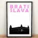 Bratislava Print - A4 / A3 / A3+ - Slovakia Art Print, City Poster ...