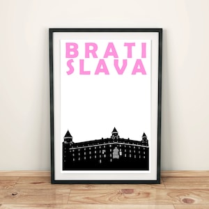 Bratislava Print - A4 / A3 / A3+ - Slovakia Art Print, City Poster ...