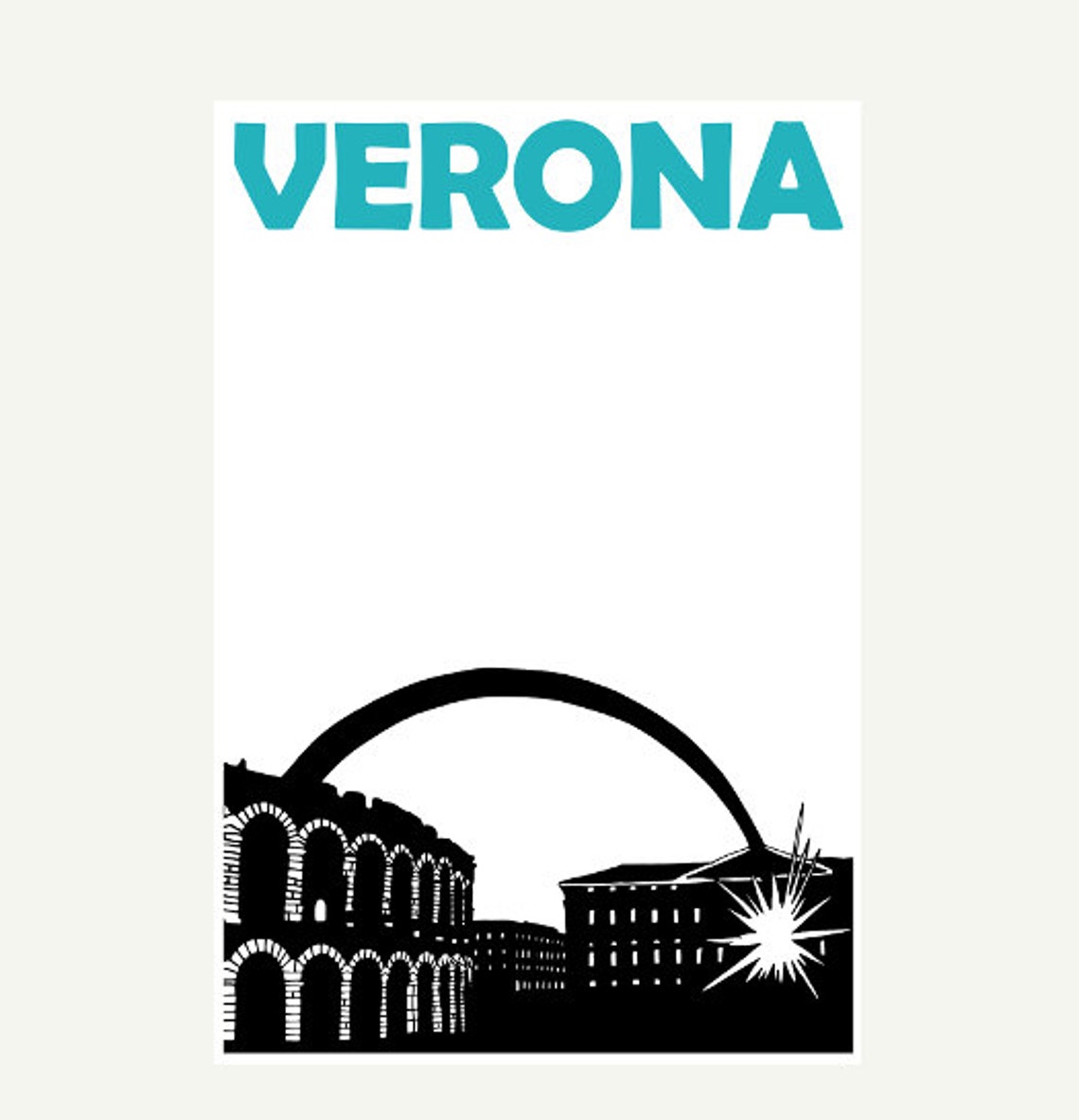 Verona Print, Italy Print, Verona Poster, Verona Art, Travel Memory ...