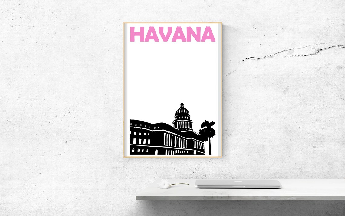 Havana Print, Cuba Print, Cuba Art, Havana Poster, Havana Art, Havana ...