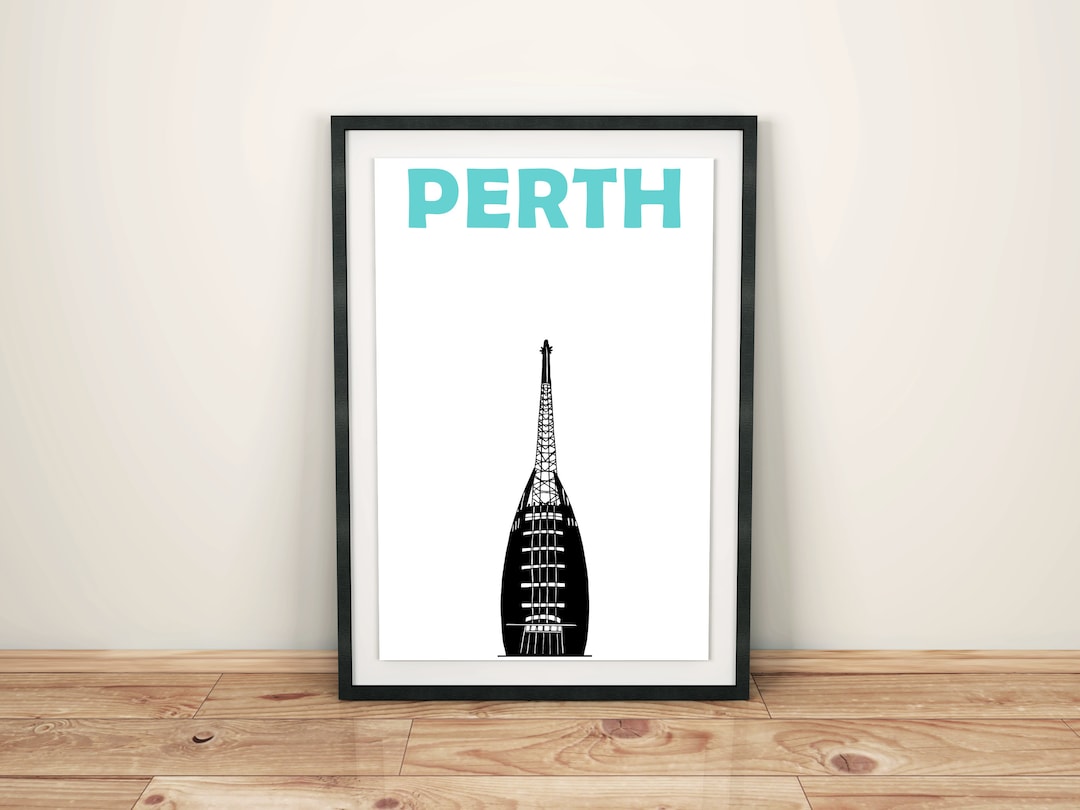 Perth Print, Perth Australia, Australia Print, Perth Poster, Perth Art ...