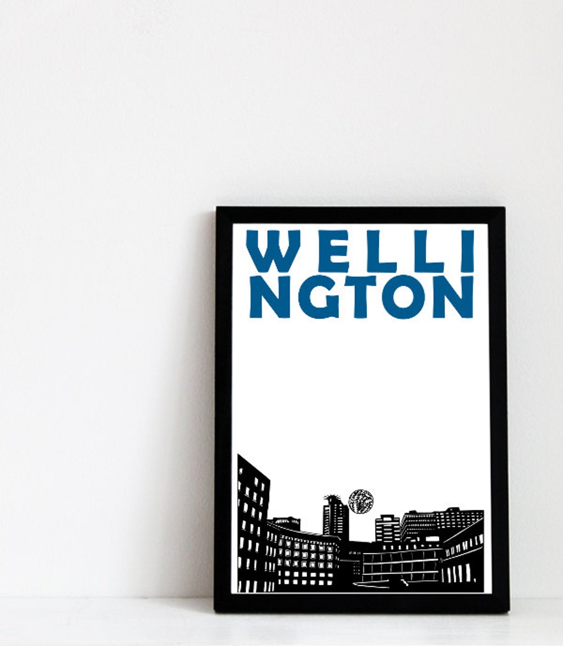 Wellington Print, New Zealand Art, Wellington Poster, Wellington Art ...