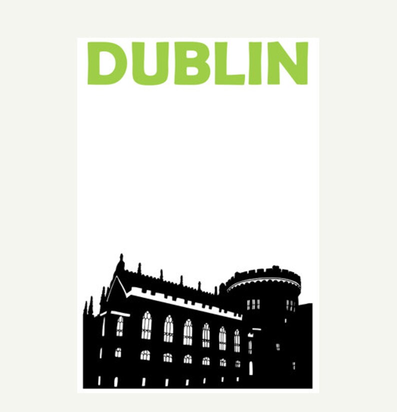 Dublin Print, Ireland Art Print, Dublin Poster, Dublin Art, Travel ...
