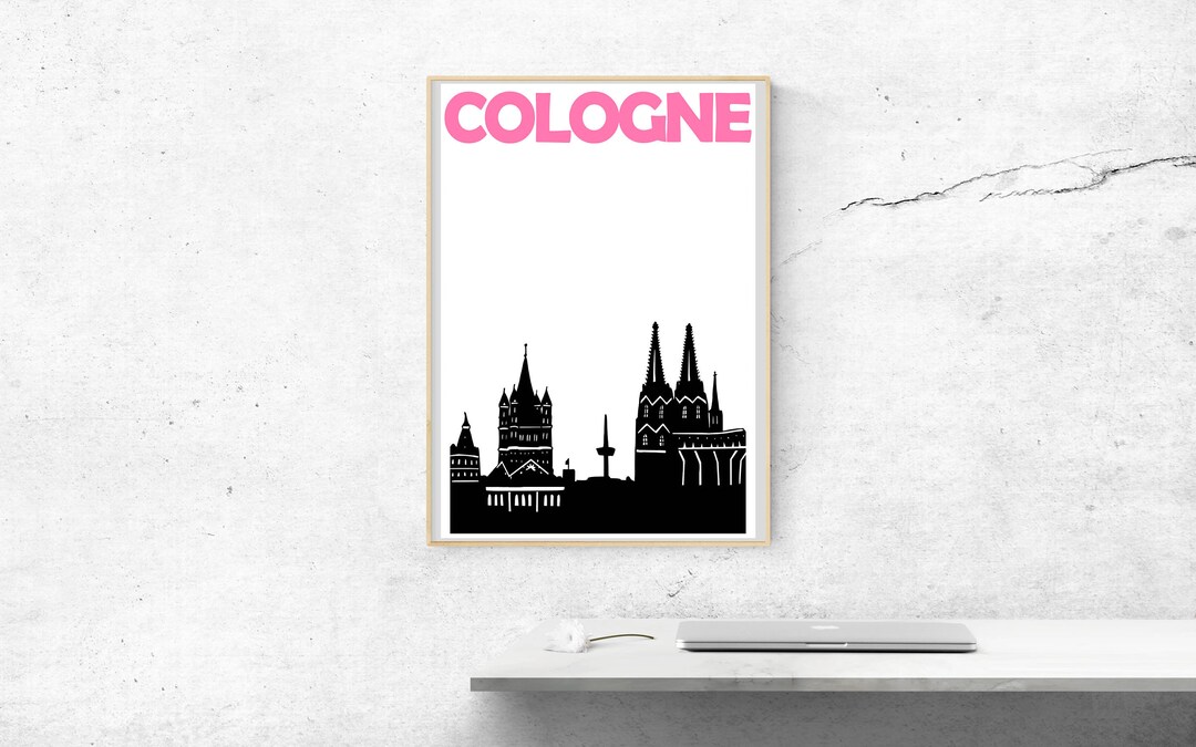 Cologne Print, Cologne Poster, Germany Art, Köln Poster, Cologne Art ...