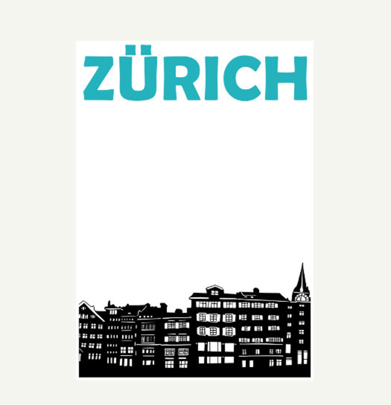 Zurich Print, Switzerland Art, Zurich Art, Zurich Poster, Switzerland ...