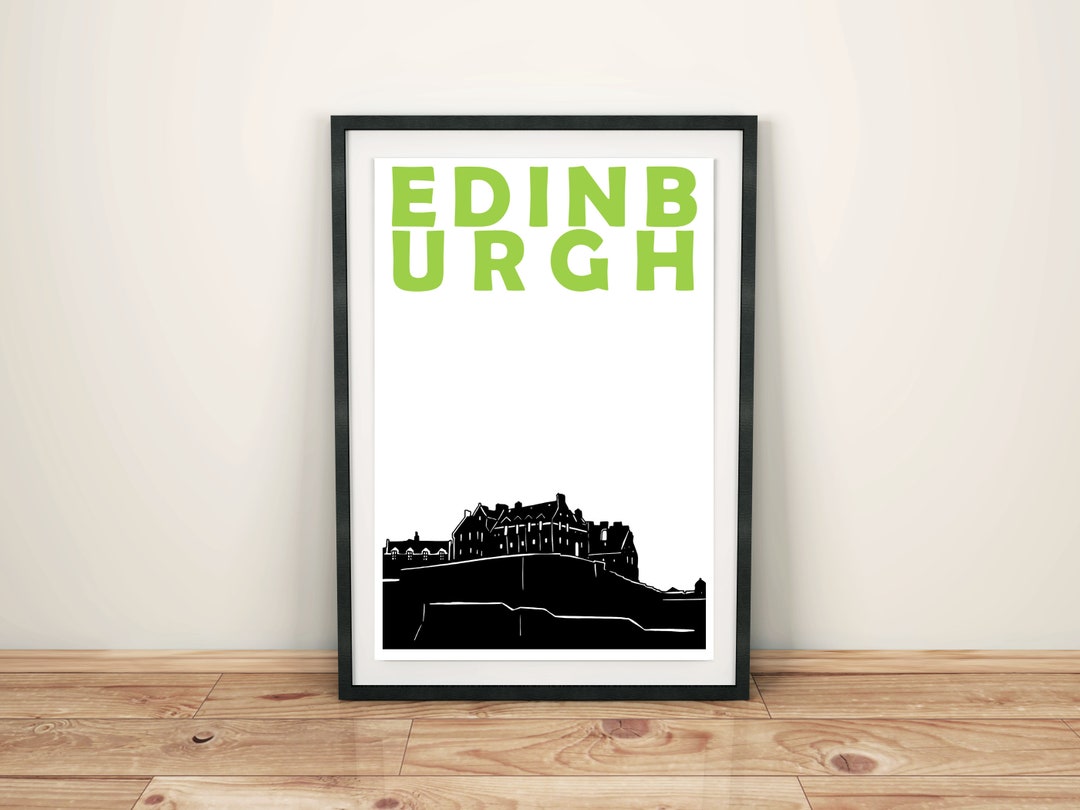 Edinburgh Print, Scotland Art, Edinburgh Art, Edinburgh Poster ...
