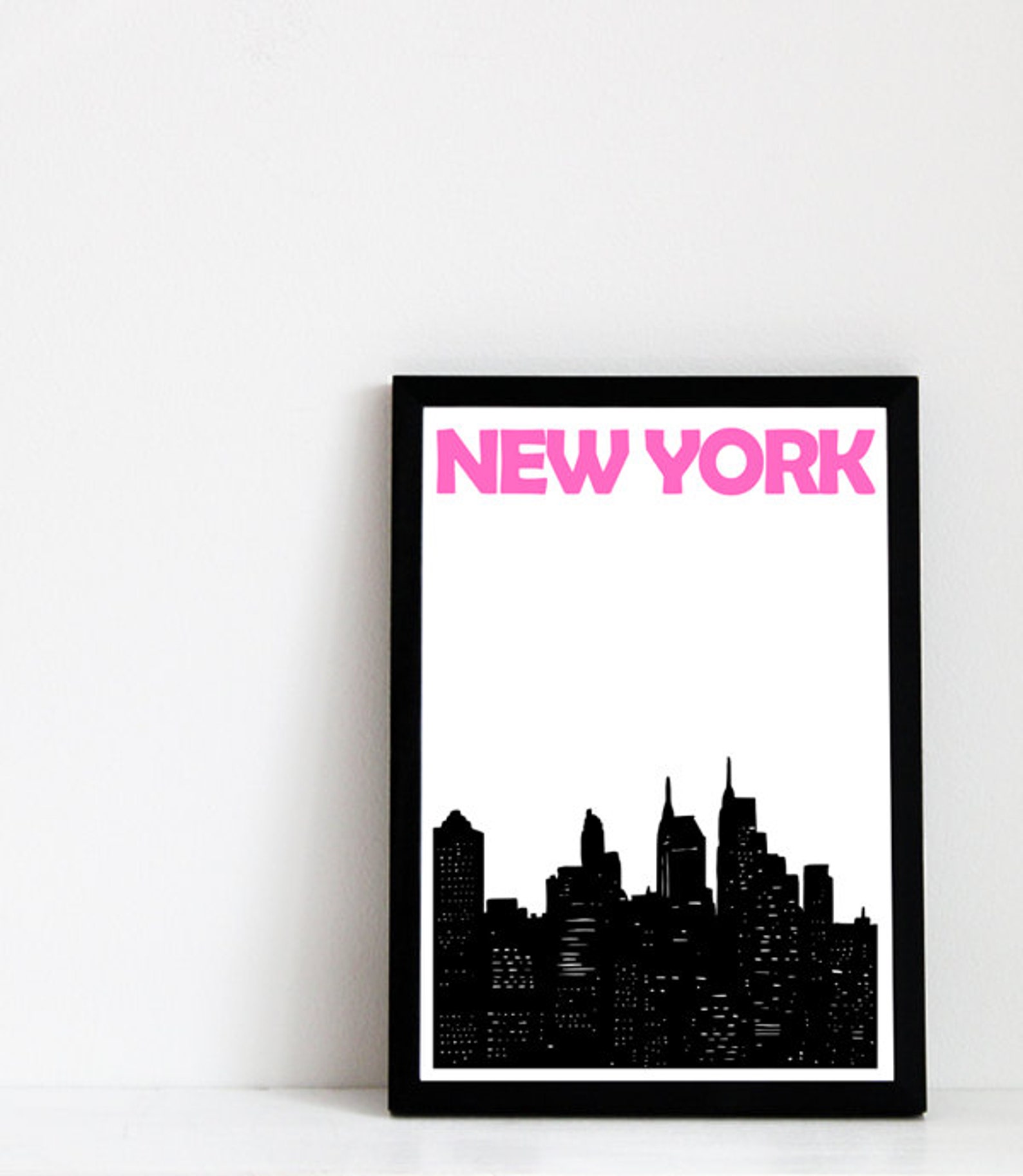 New York Print New York City Print New York Skyline New | Etsy