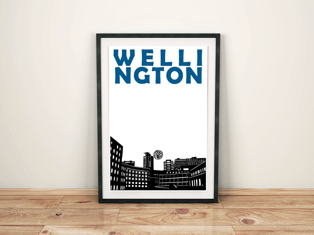 Wellington Print, New Zealand Art, Wellington Poster, Wellington Art ...