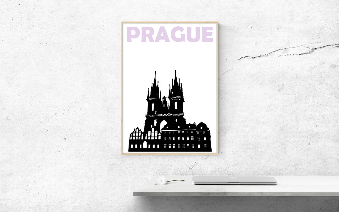 Prague Print, Czechia Print, Prague Poster, Prague Art, Wedding Gift ...